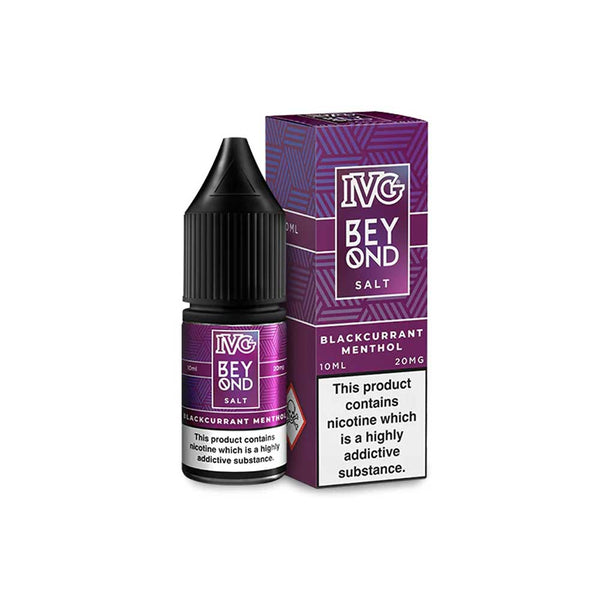 IVG Beyond Blackcurrant Menthol 10ml Nic Salt E Liquid – UFA Marketplace